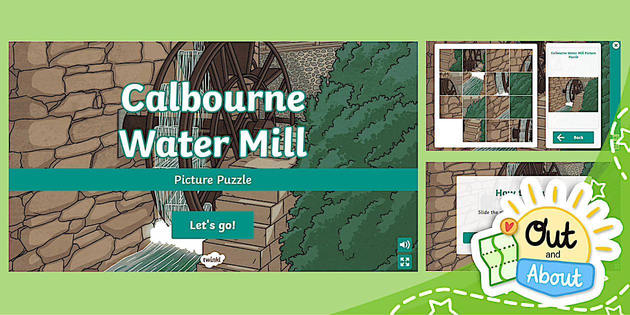 Calbourne Water Mill Picture Puzzle (teacher made) - Twinkl