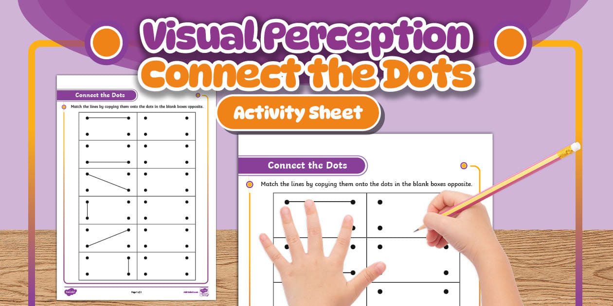 Visual Perception Connect The Dots Activity