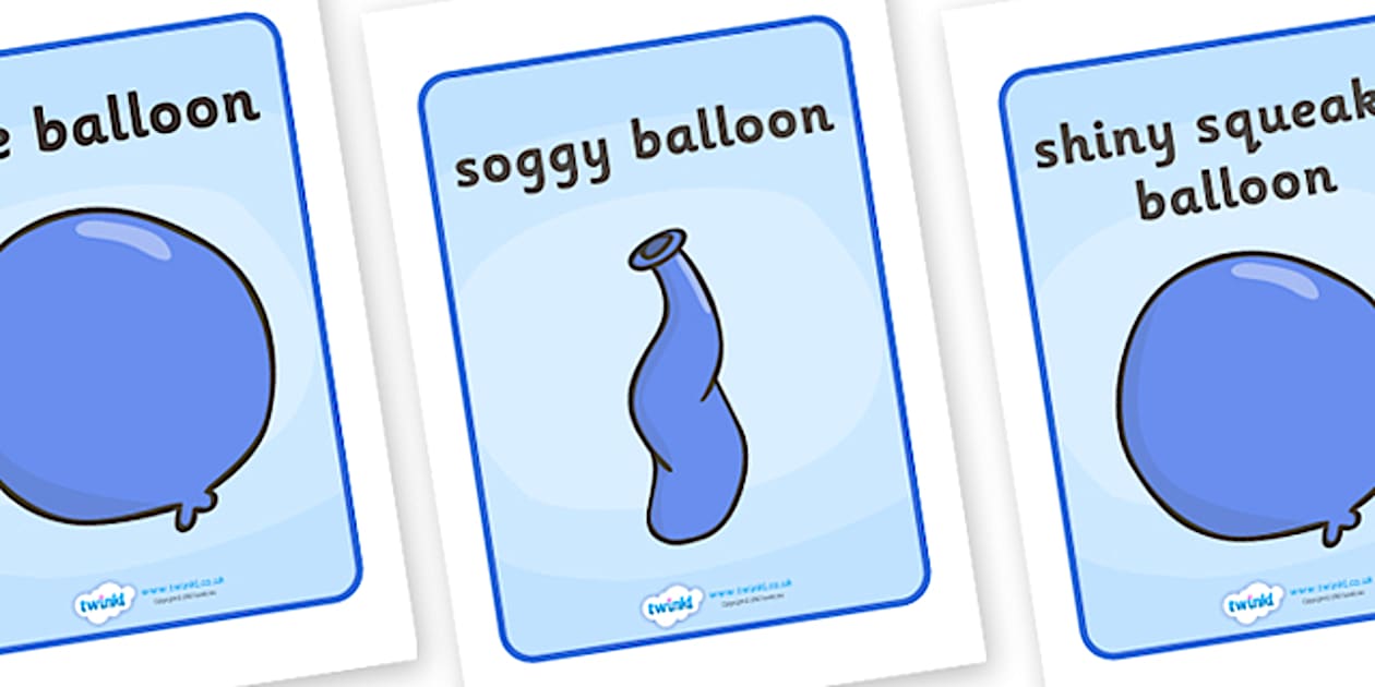 Display Posters to Support Teaching on The Blue Balloon