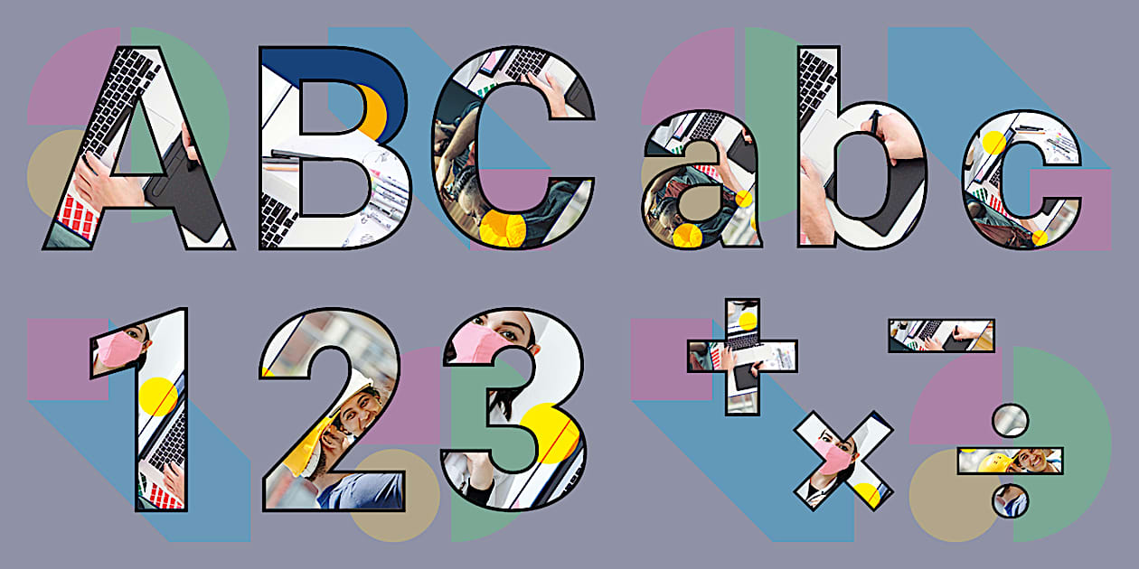 World of Work Display Lettering (teacher made) - Twinkl