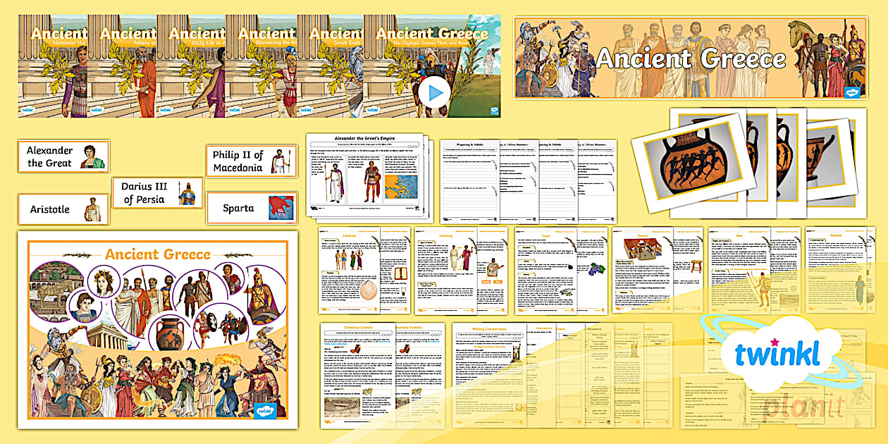 History: Ancient Greece UKS2 Unit Pack