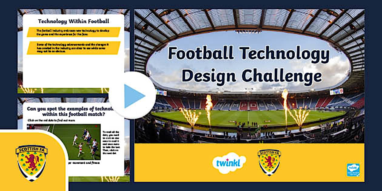 FREE! - Football Technology Design Challenge PowerPoint
