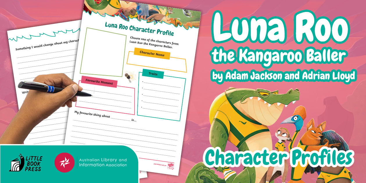 Character Profiles for Luna Roo the Kangaroo Baller