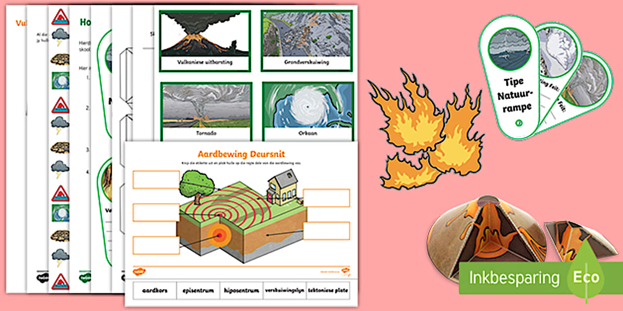 Natuurrampe Skootboek (teacher made) - Twinkl