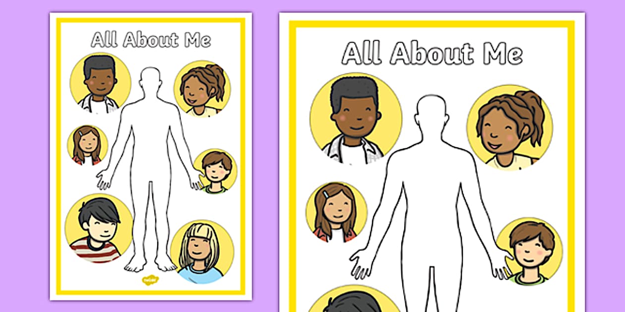 All About Me Editable Book Cover (teacher made) - Twinkl