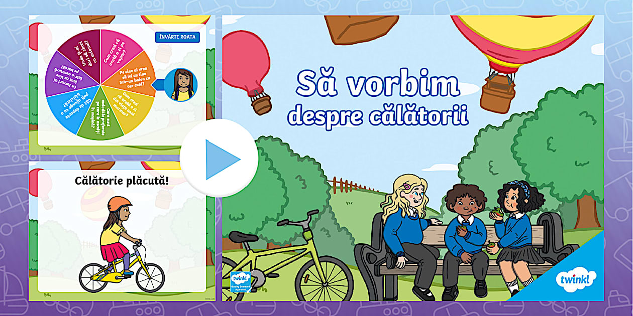 Să vorbim despre călătorii – Joc PowerPoint