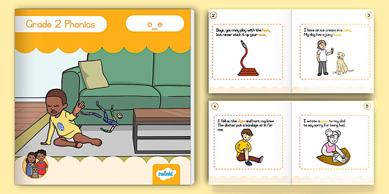 Grade 2 Phonics eBook: o-e