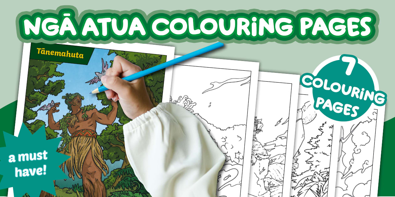 Ngā Atua - Colouring Pages