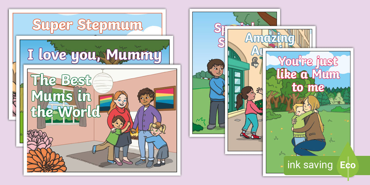 Inclusive Mother’s Day Cards | Mother’s Day | Twinkl