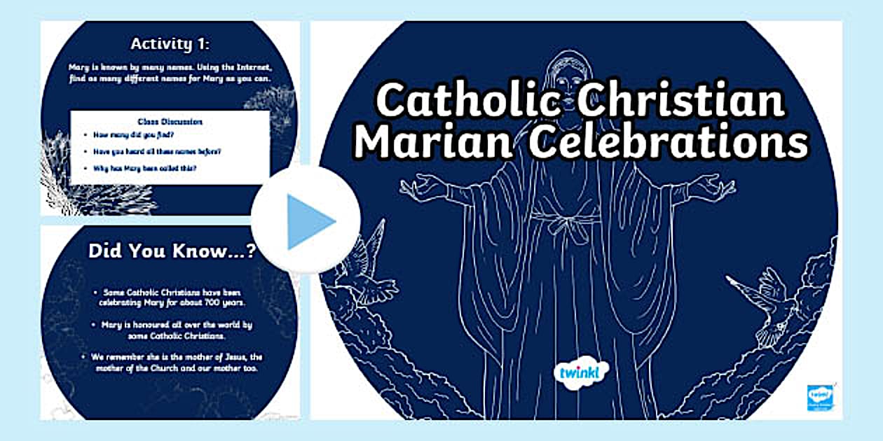 Catholic Christian Marian Month Celebrations PowerPoint