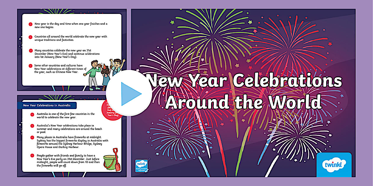 New Year Around the World PowerPoint | New Year Celebrations