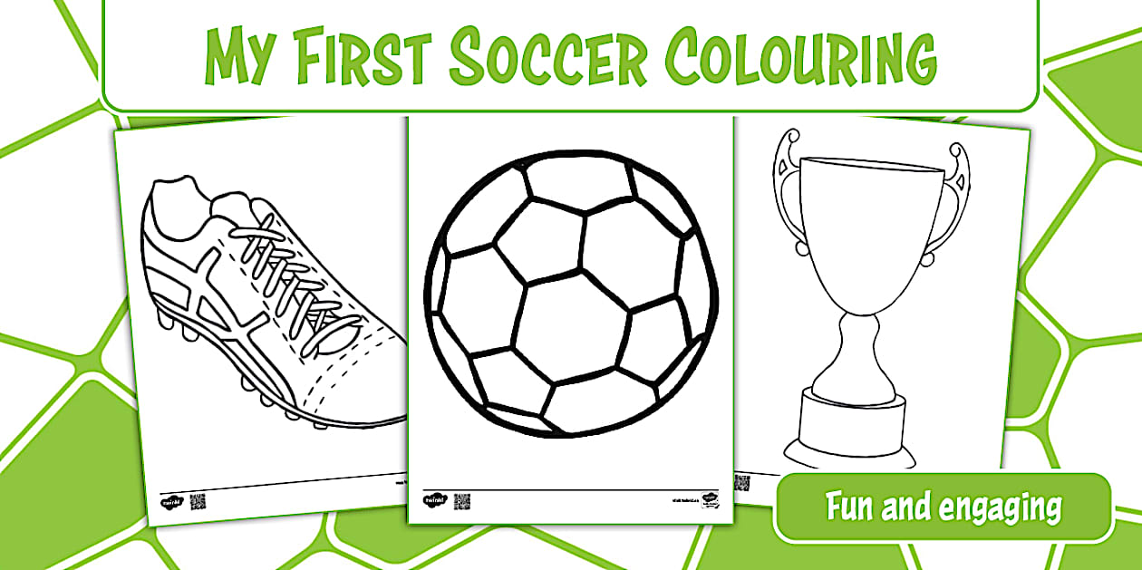 My First Soccer Colouring Pack
