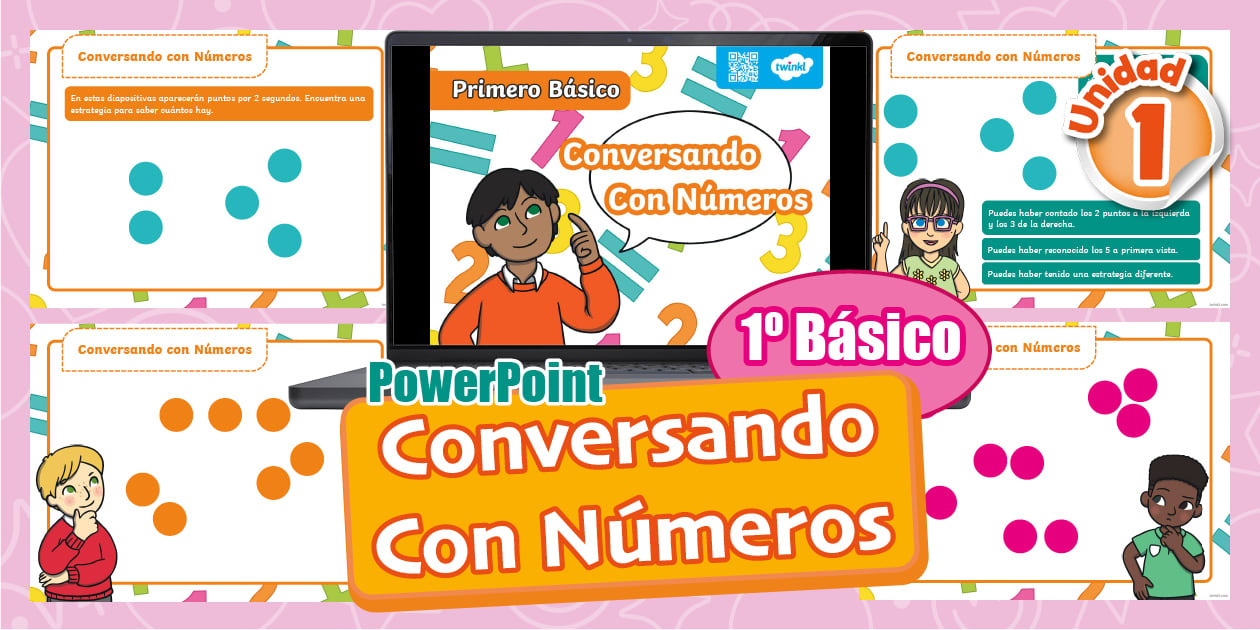 PowerPoint | Números | Subitización | 1° Básico | matemática
