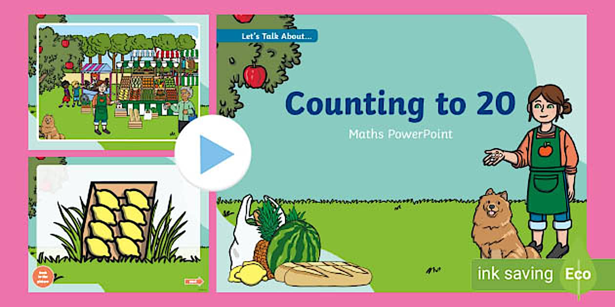 👉 Talk About Counting to 20 Maths PowerPoint - Twinkl