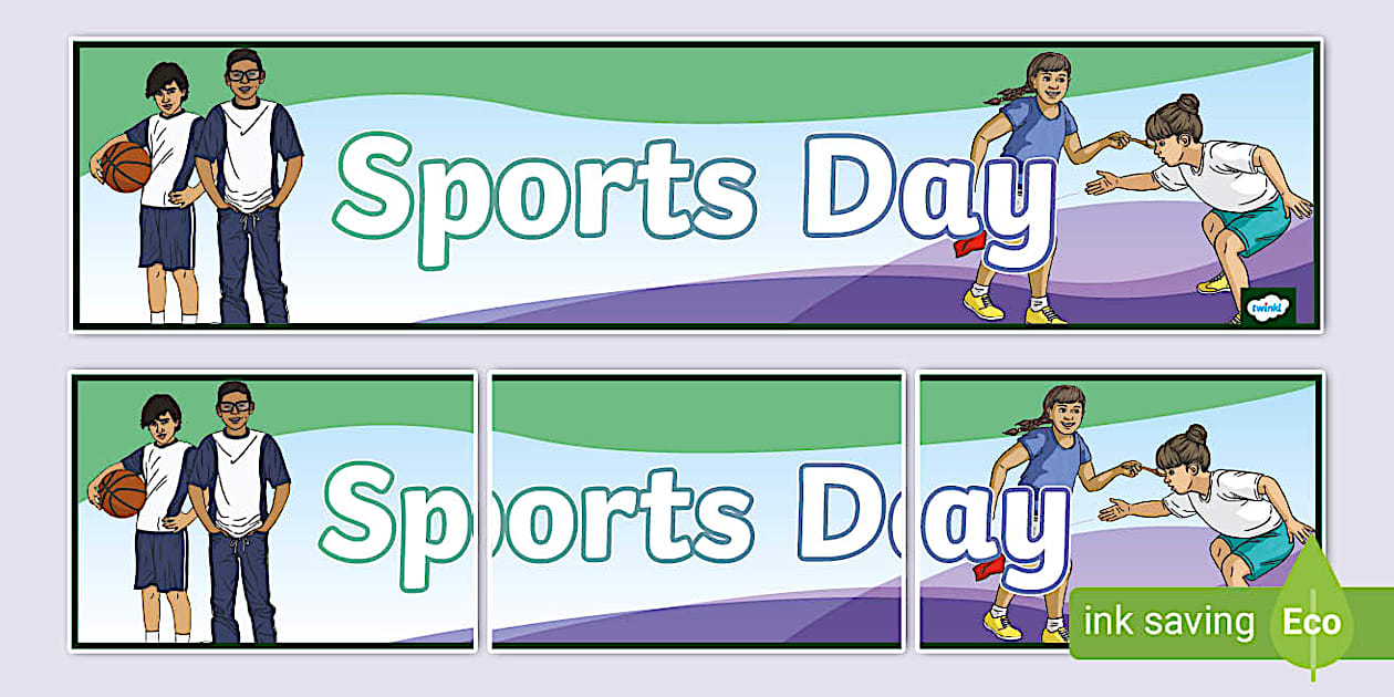 Sports Day Display Banner - Sports Day - KS2 (Teacher-Made)