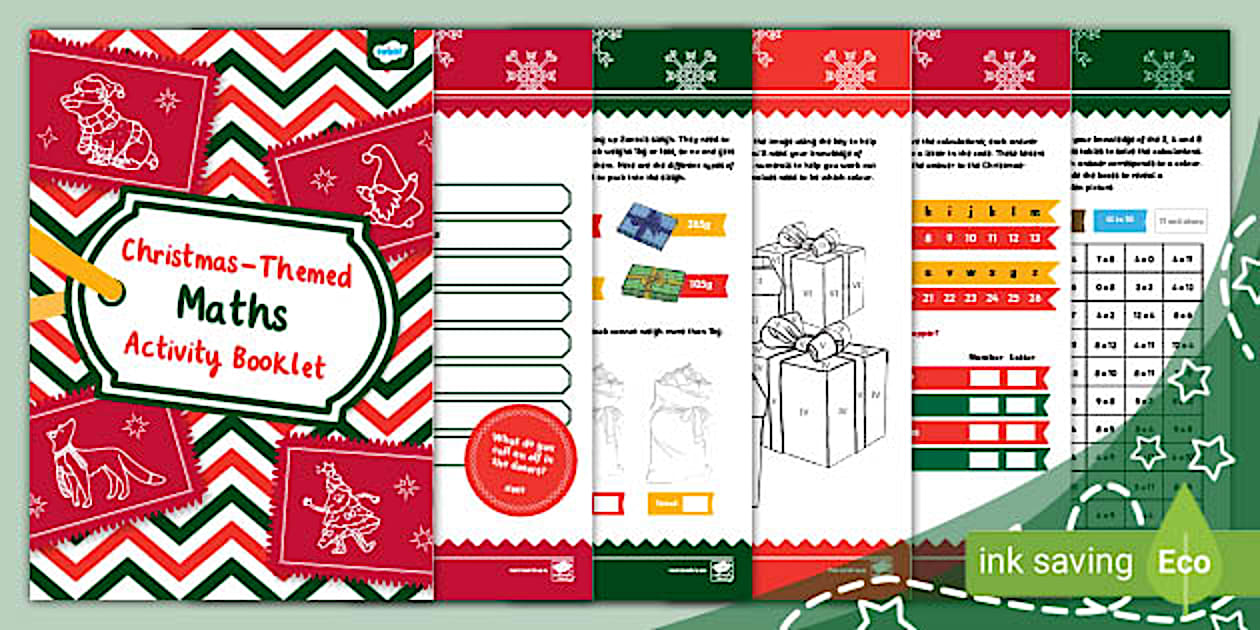 Christmas-Themed Maths Activity Booklet (Ages 7 - 9)