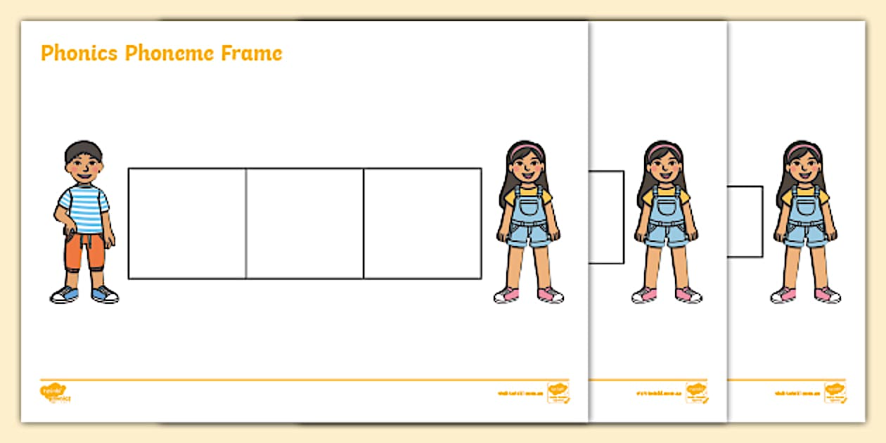 Aus Phonics Phoneme Prompt Frame (Teacher-Made) - Twinkl