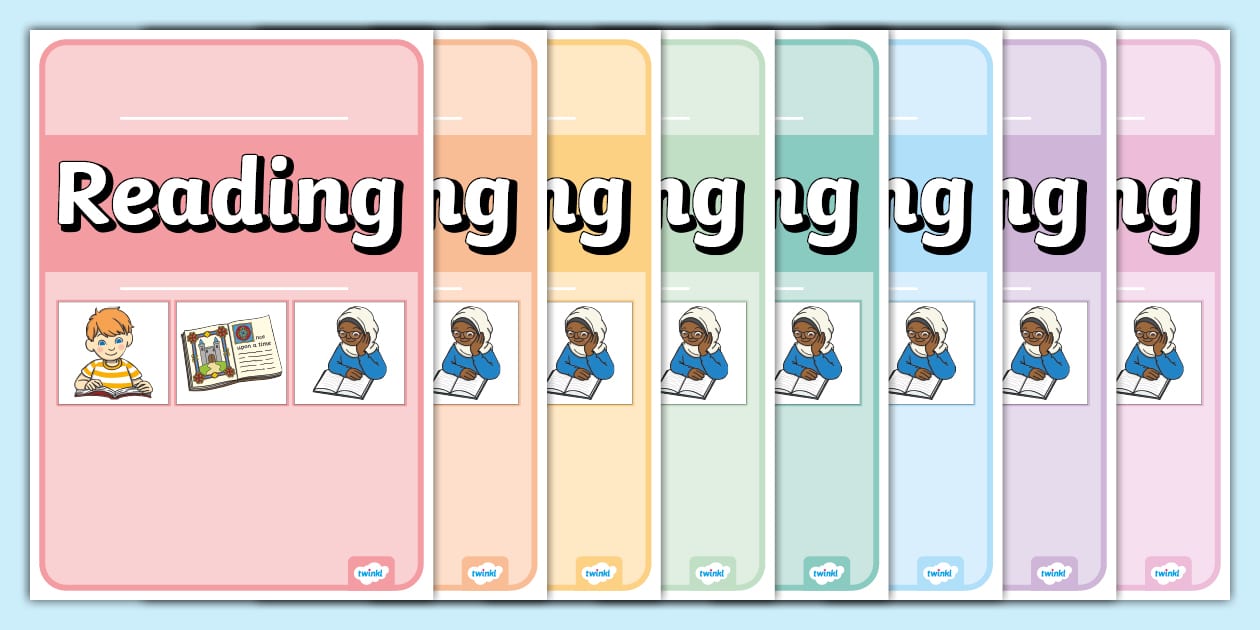 A4 Reading Divider Covers - Twinkl