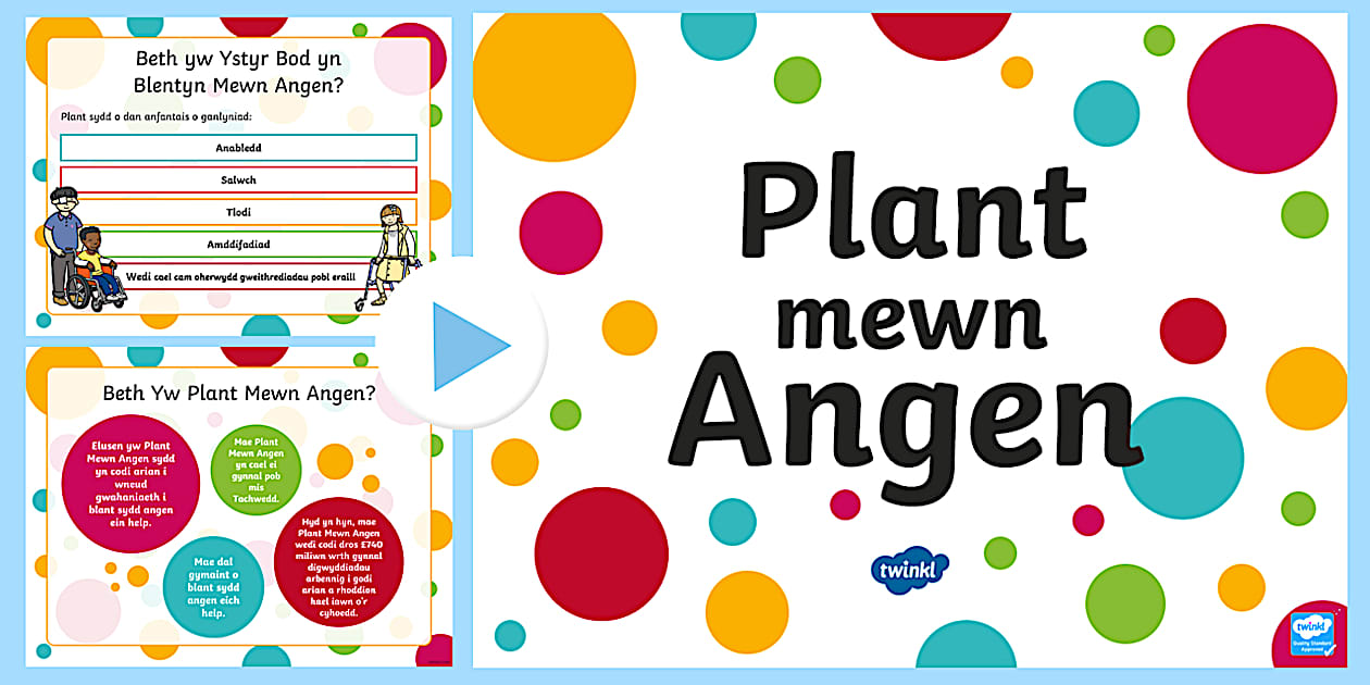 Plant Mewn Angen | Adnoddau Hanfodol Da i Athrawon a Phlant!