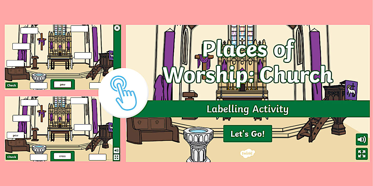 Interactive Church Labelling Activity | Twinkl Go! - Twinkl