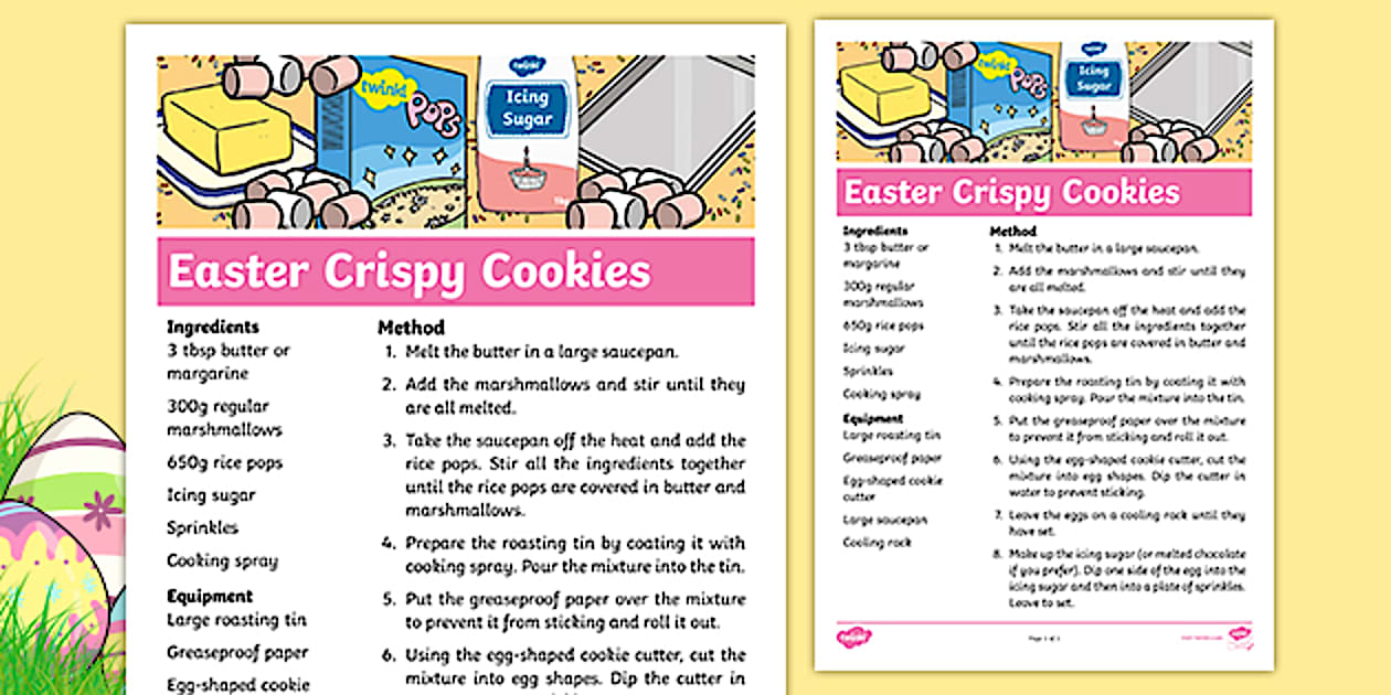 Easter Cooking Ideas for Children (teacher made) - Twinkl