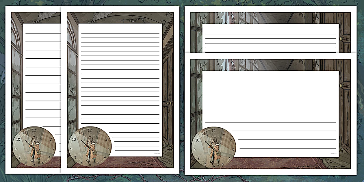 The Curse of Cogston House Short Story Page Border Pack