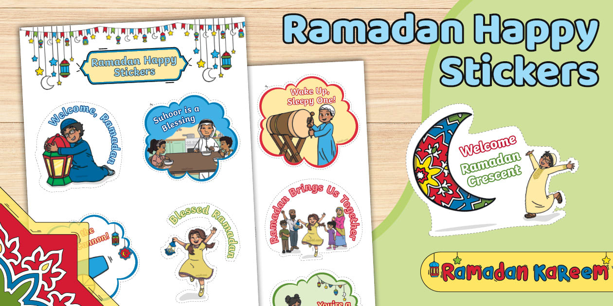 Ramadan Happy Stickers