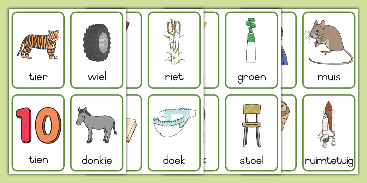 Graad 3 Klanke -ie, -oe, -ui Flitskaarte