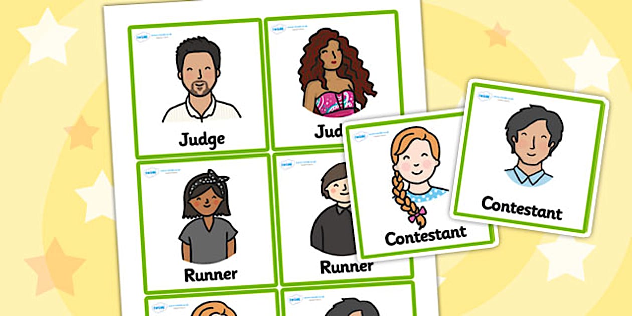 Talent Show Audition Role Play Badges (teacher made)