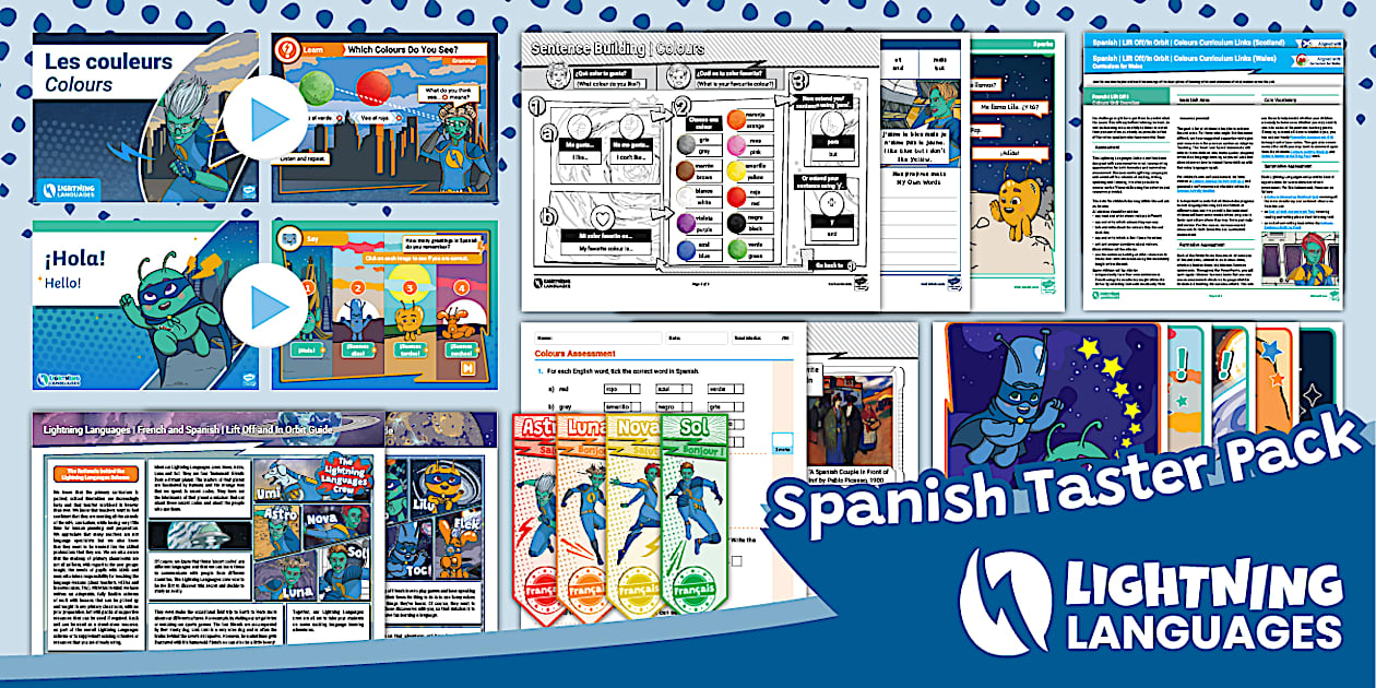👉 Lightning Languages | Spanish | Taster Pack - Twinkl