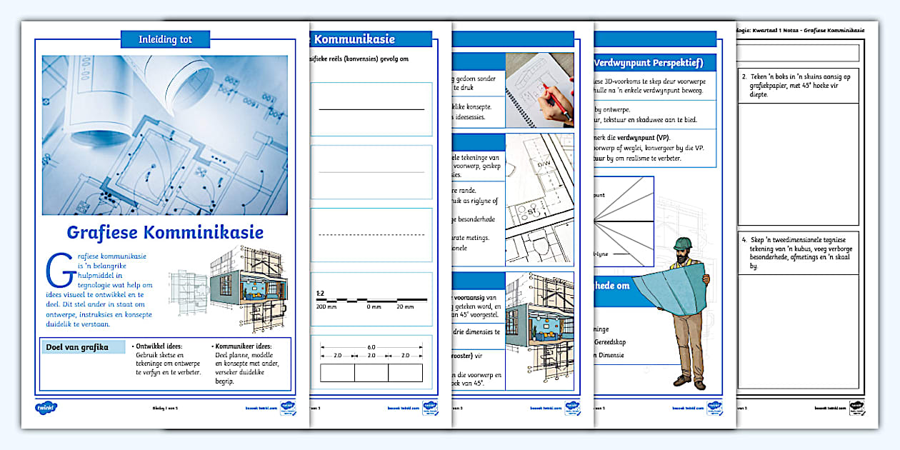 Graad 7 Tegnologie: Kwartaal 1 Notas - Grafiese Komminikasie