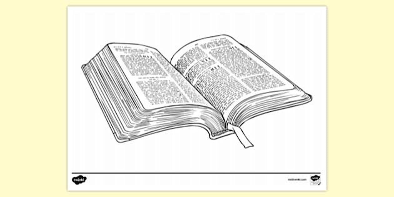 Bible Colouring Page | Colouring Sheets