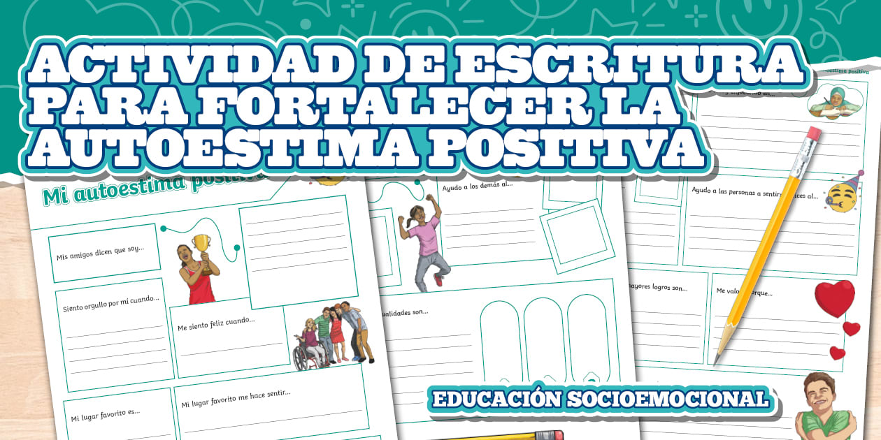 Actividades para trabajar autoestima individual | Twinkl