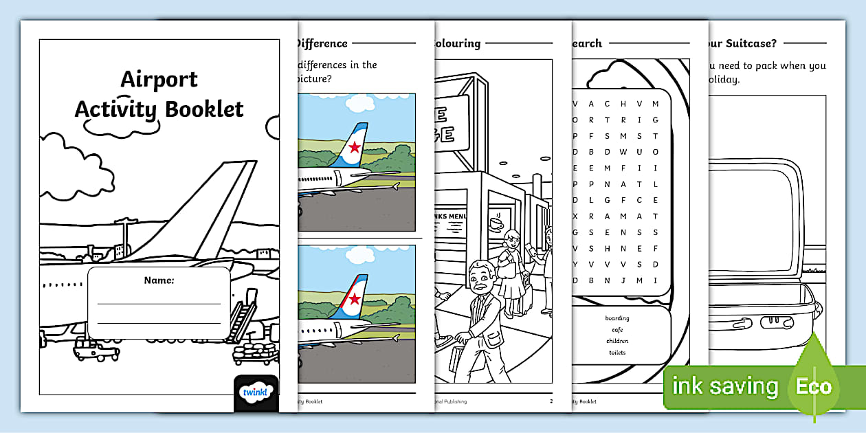 Airport Activity Booklet PDF | Twinkl - Twinkl