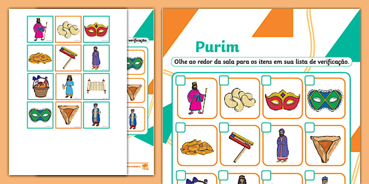 Caça ao tesouro de Purim (Hecho por educadores) - Twinkl