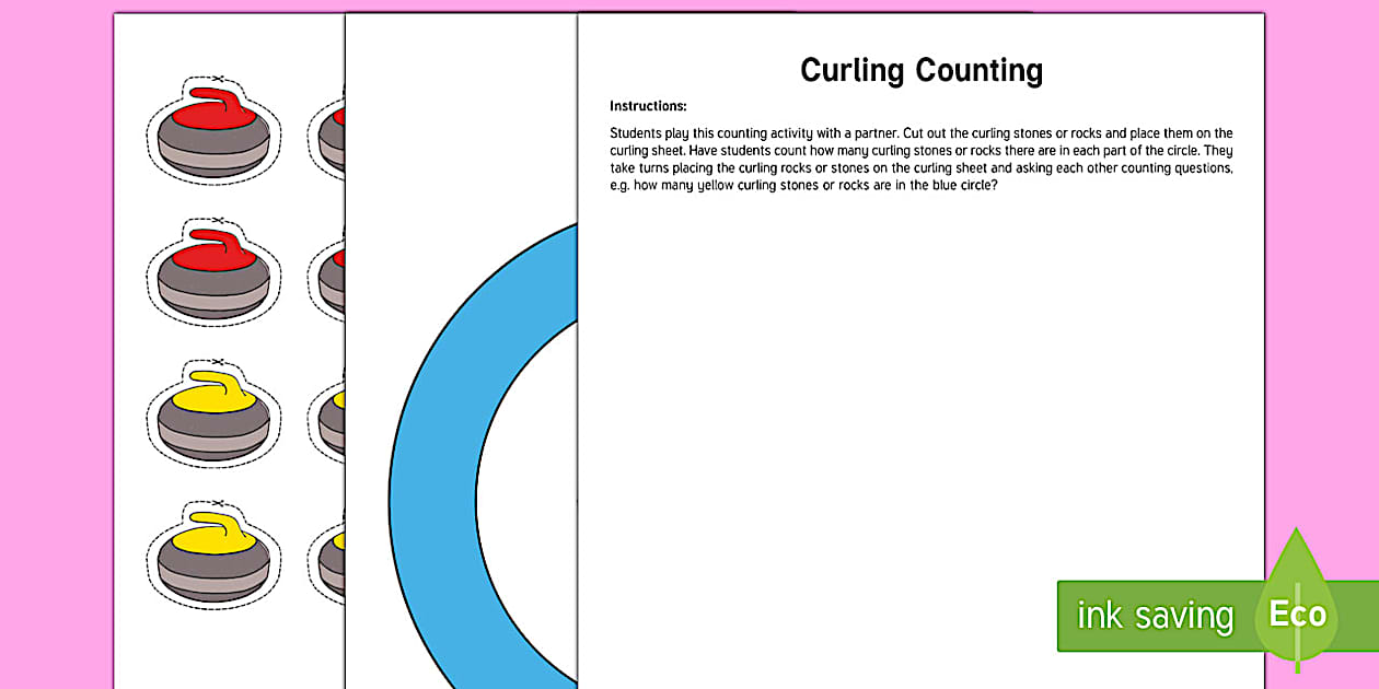 Curling Counting Activity (teacher made) - Twinkl
