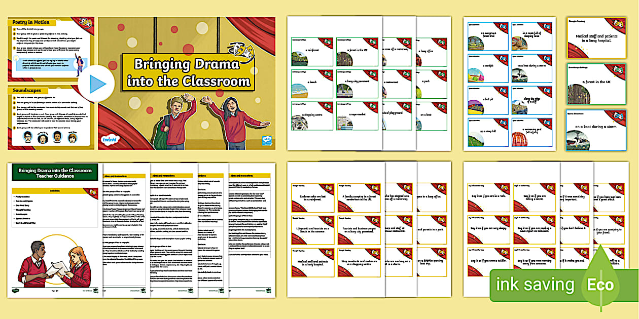KS2 Bringing Drama to the Classroom Resource Pack - Twinkl