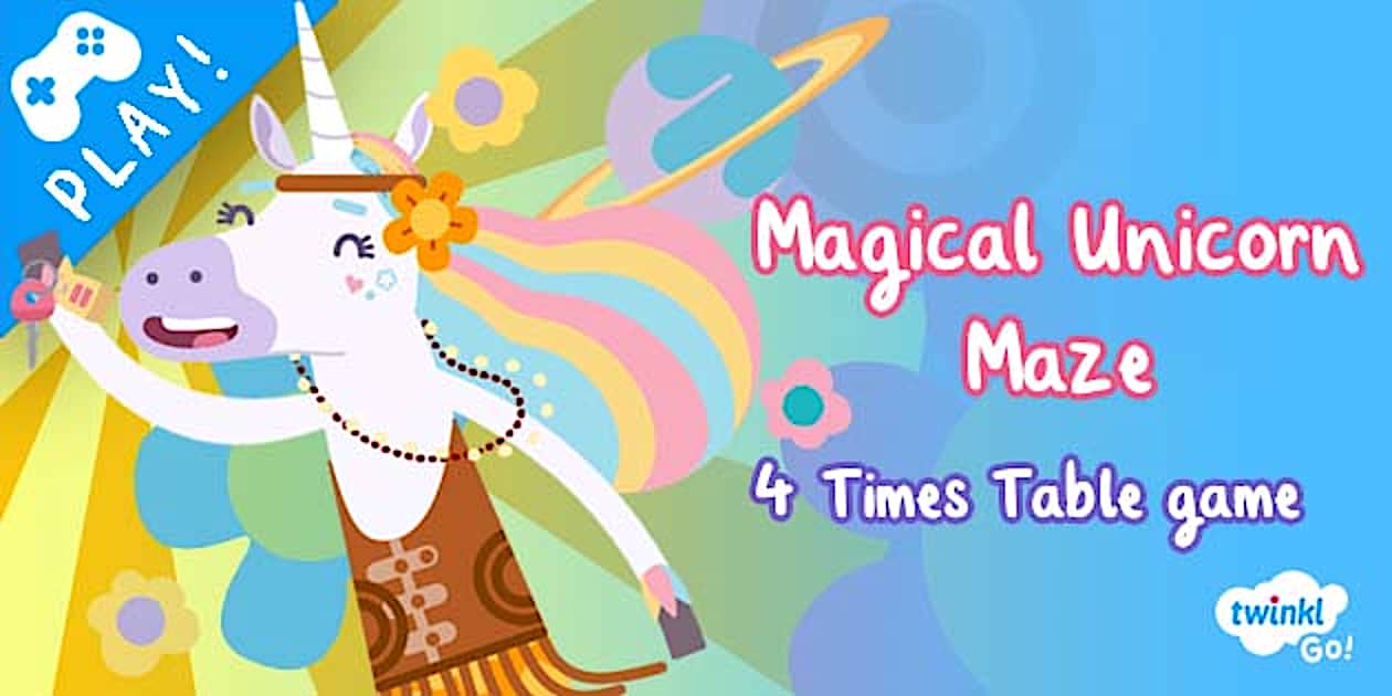 👉 Interactive 4 Times Tables Maze Game | Twinkl Go!