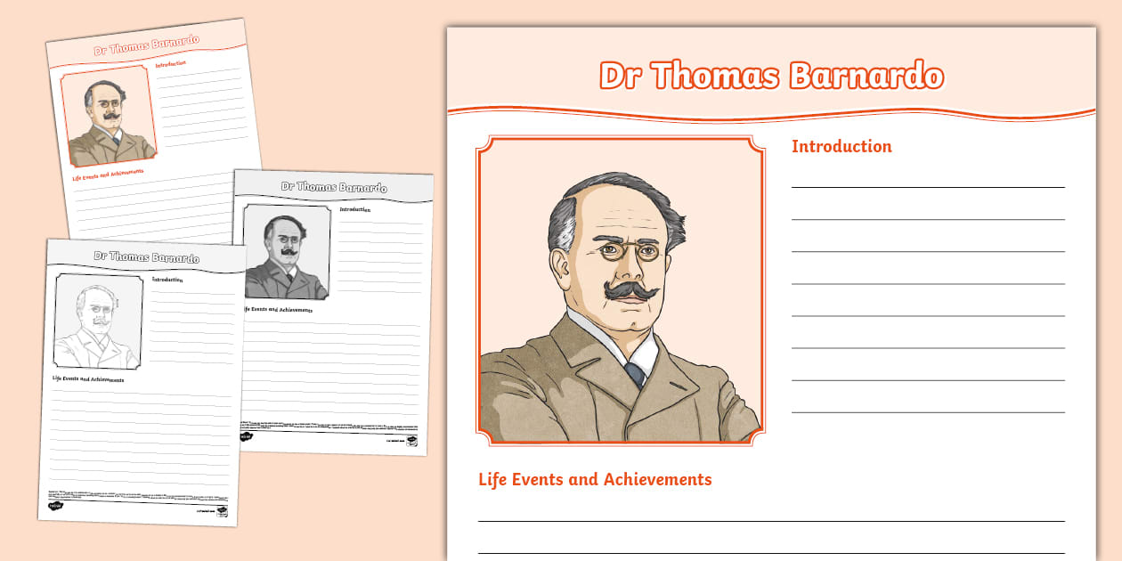 Dr Thomas Barnardo Biography Template (profesor hizo)