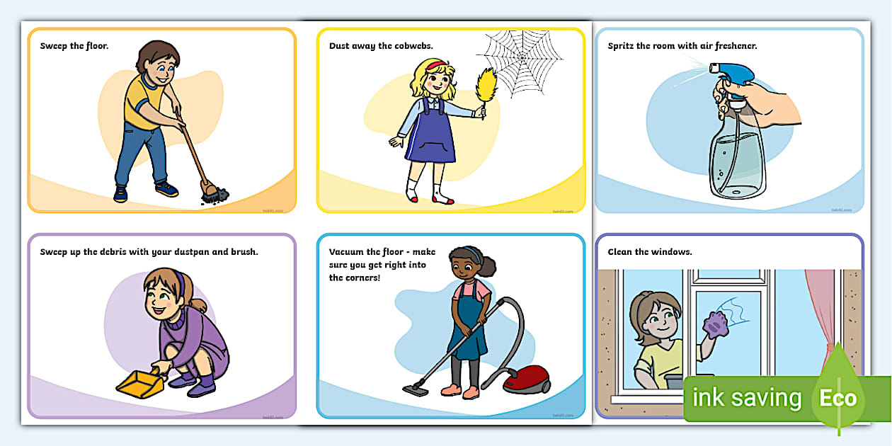 Spring Clean Brain Break Action Cards (teacher made)