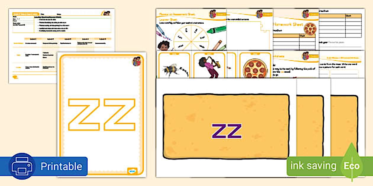 Grade 2 Phonics Pack zz (teacher made) - Twinkl