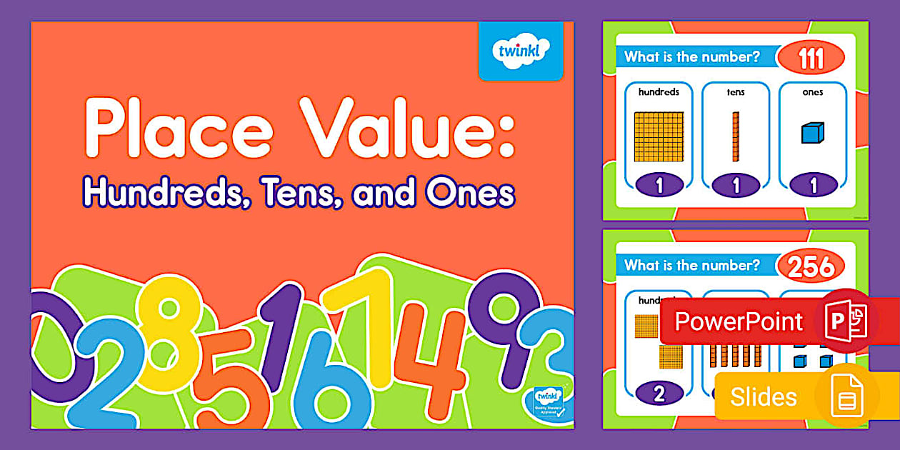 Place Value: Hundreds, Tens, and Ones Game (teacher made)