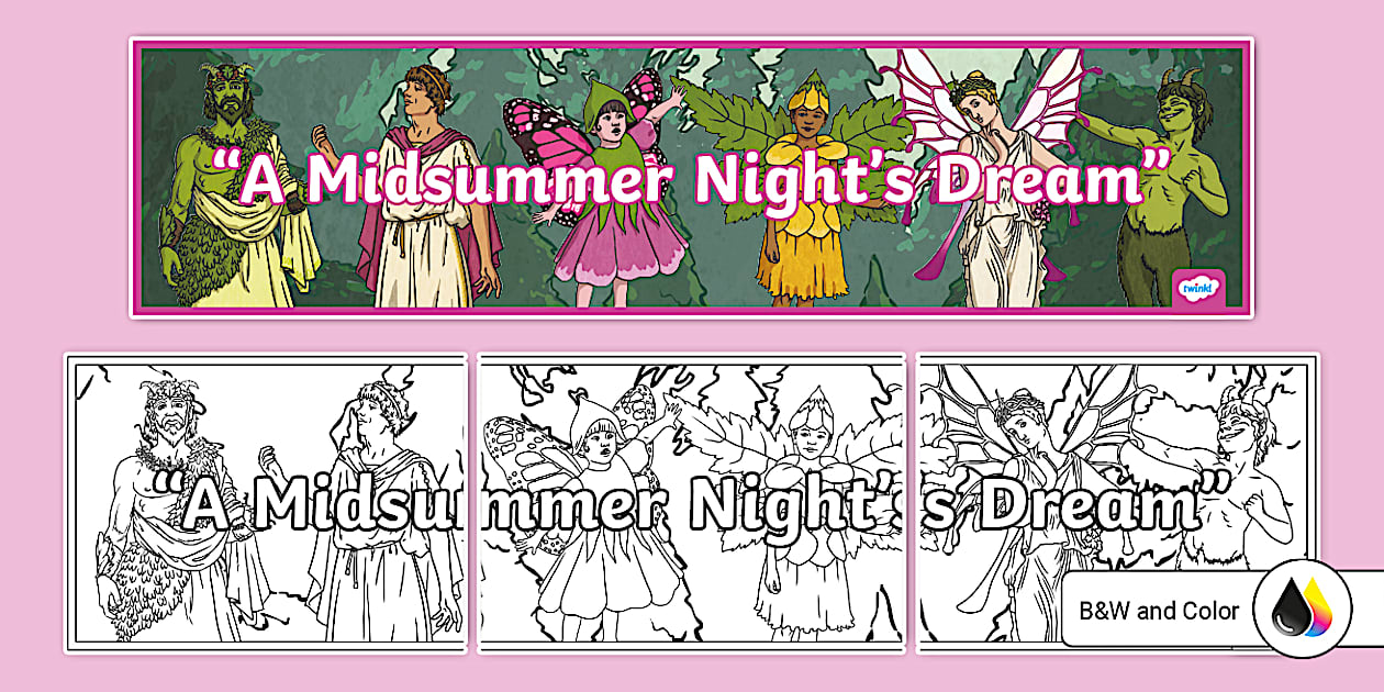 A Midsummer Night's Dream by William Shakespeare Banner