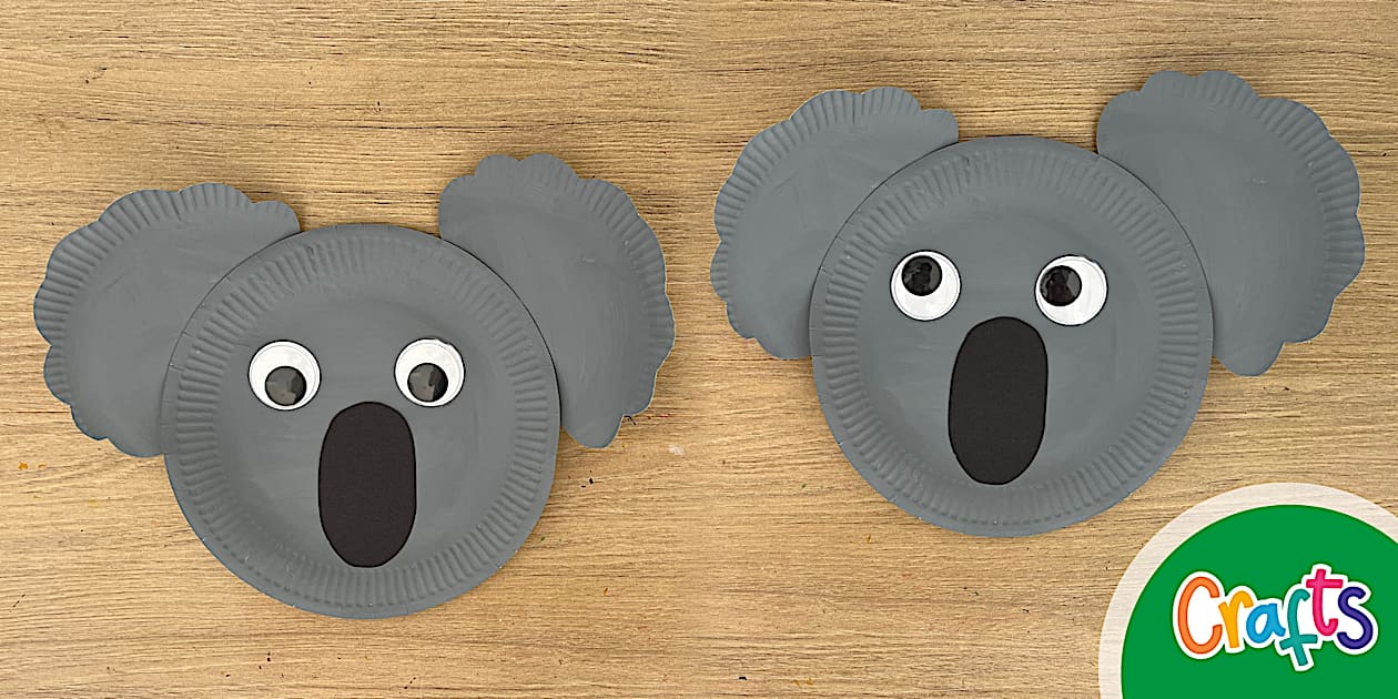 Koala Paper Plate Craft