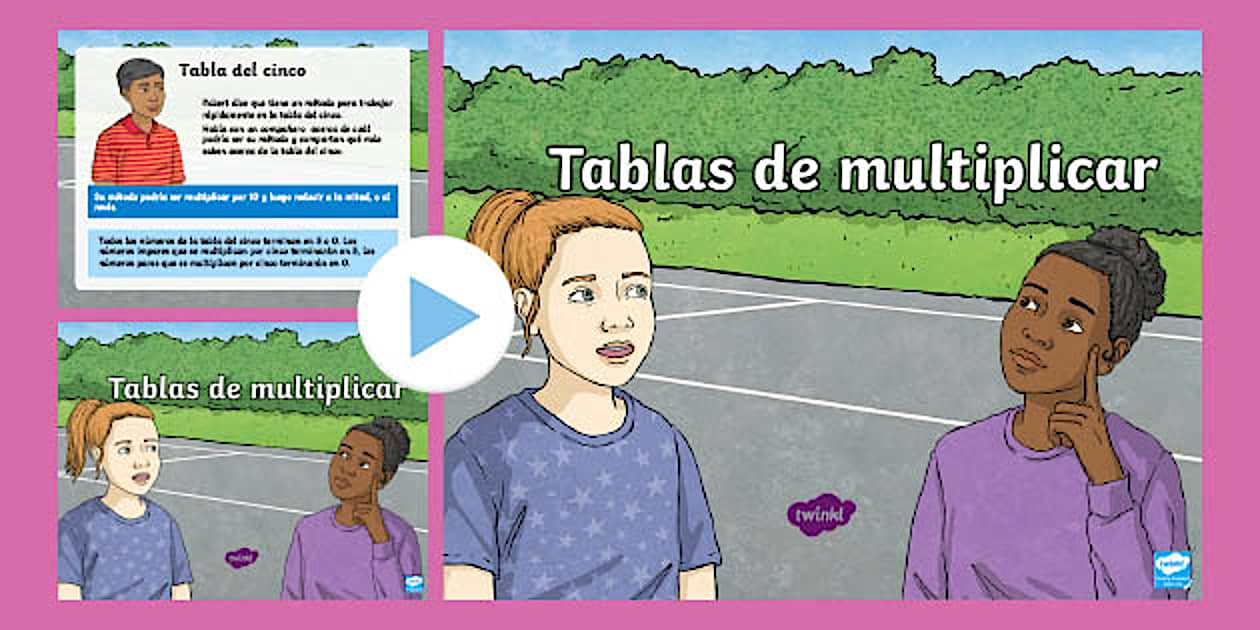 Powerpoint: Tablas de multiplicar (teacher made) - Twinkl