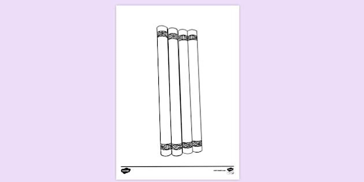 Rakau Sticks Colouring | Colouring Sheets (teacher made)