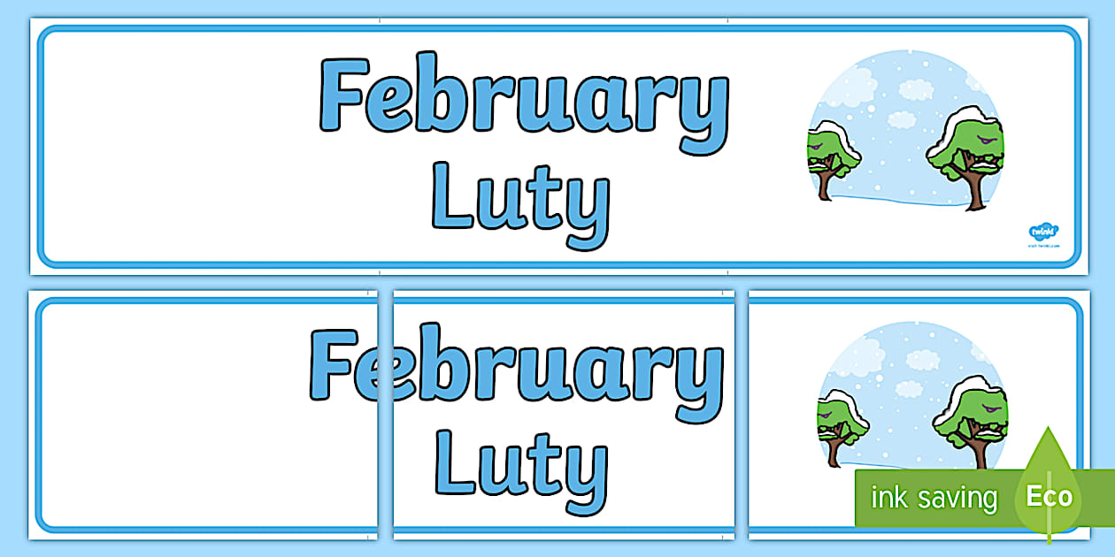 February Display Banner English/Polish - February Display Banner