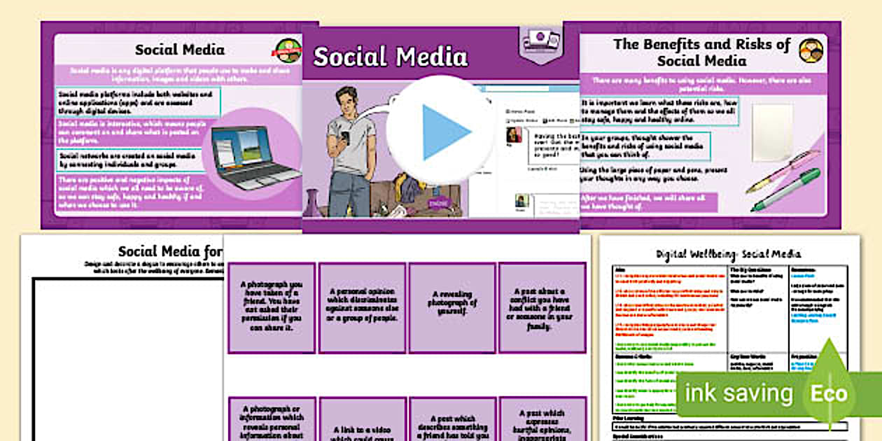 PSHE: UKS2 Digital Wellbeing - Lesson Pack 4 (teacher made)