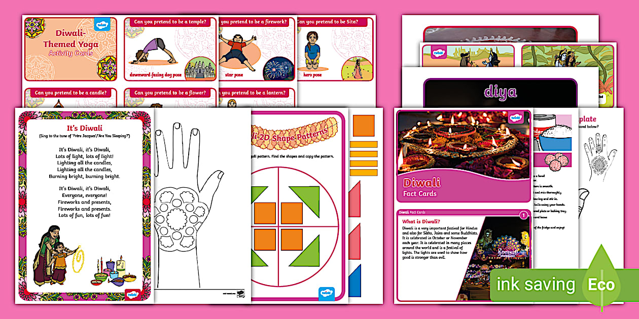 Kindergarten Diwali Resource Pack (Ages 3-5) (Teacher-Made)