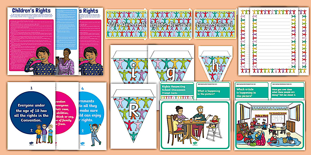 Rights Respecting Schools Display Pack (teacher made)